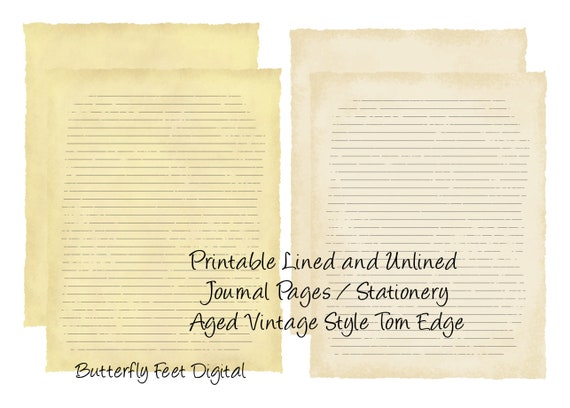 Old Diary Paper Template