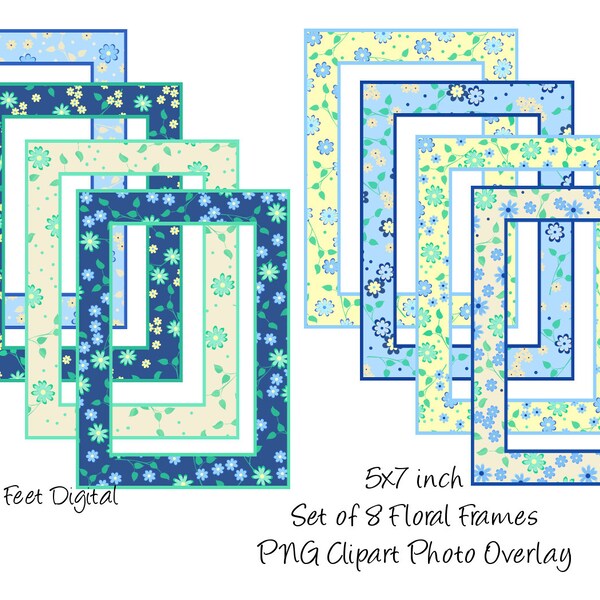 Navy Blue Frames - Etsy