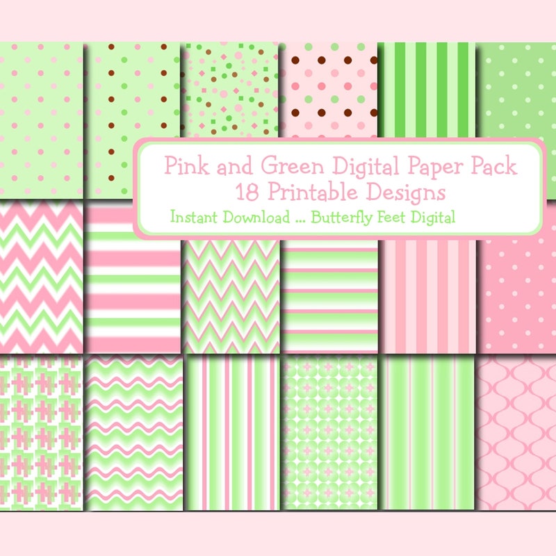 Digital Paper Pack - Etsy