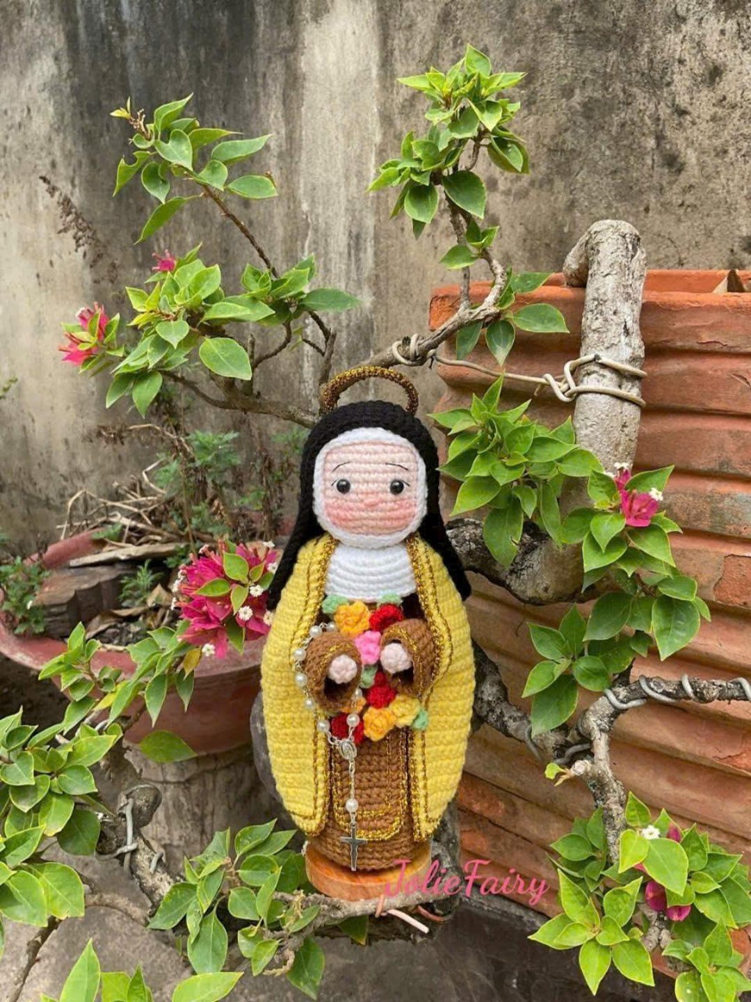 Little Saint Thérèse Crochet Doll – Handmade Catholic Gift, Christian ...