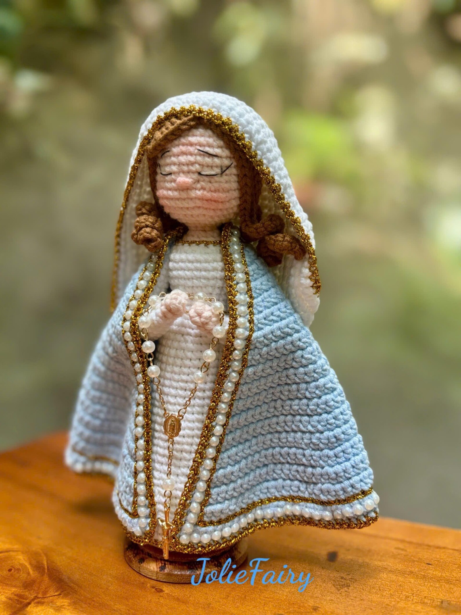 The Blessed Virgin Maria in Soft Yarn - a Handmade Masterpiece ( Choose ...