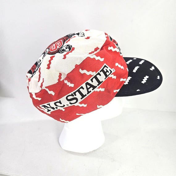 Vintage 1990 NC State Wolf Pack Hat Snapback Painters… - Gem