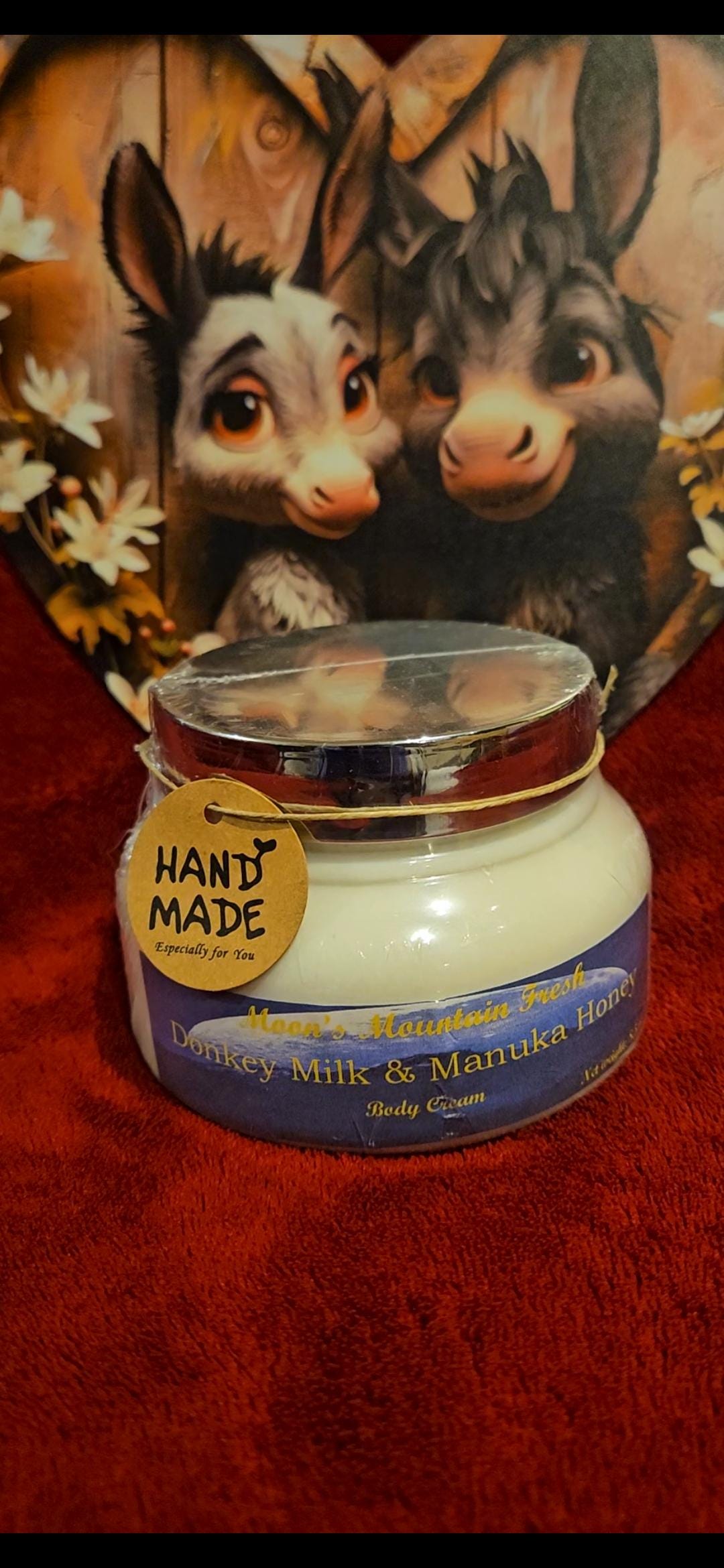 Donkey Milk Body Cream With Manuka Honey /anti-aging, Brightening ...