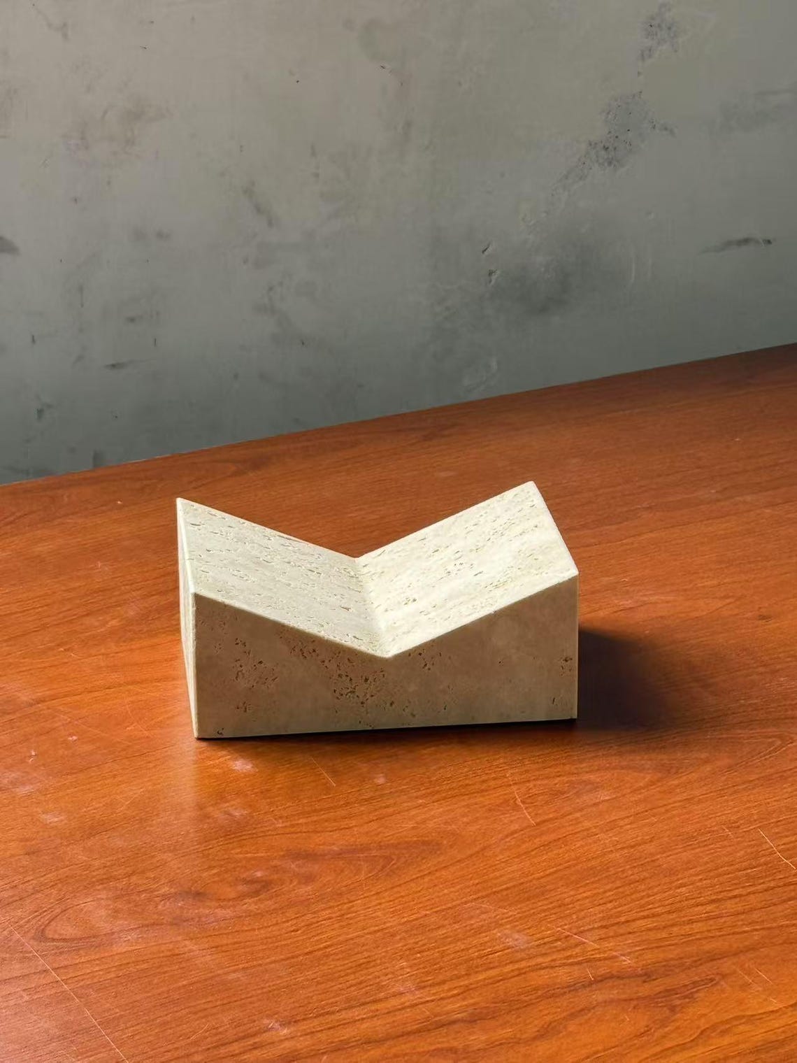 Travertine Bookstand in 2 Sizes, Marble Bookstand, Book Holder, Bookend ...