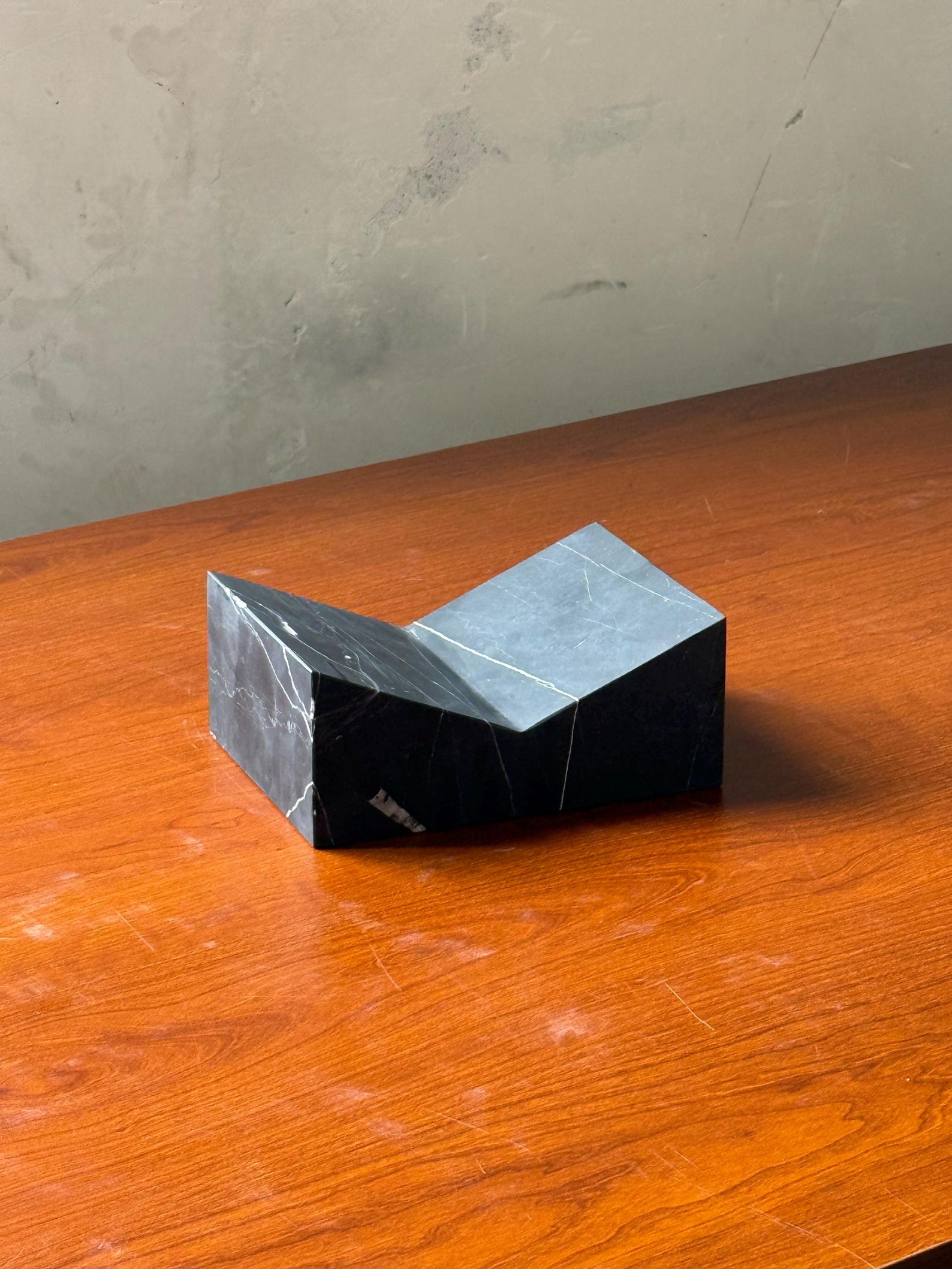 Nero Marquina Marble Bookstand in 2 Sizes, Marble Bookstand, Book ...