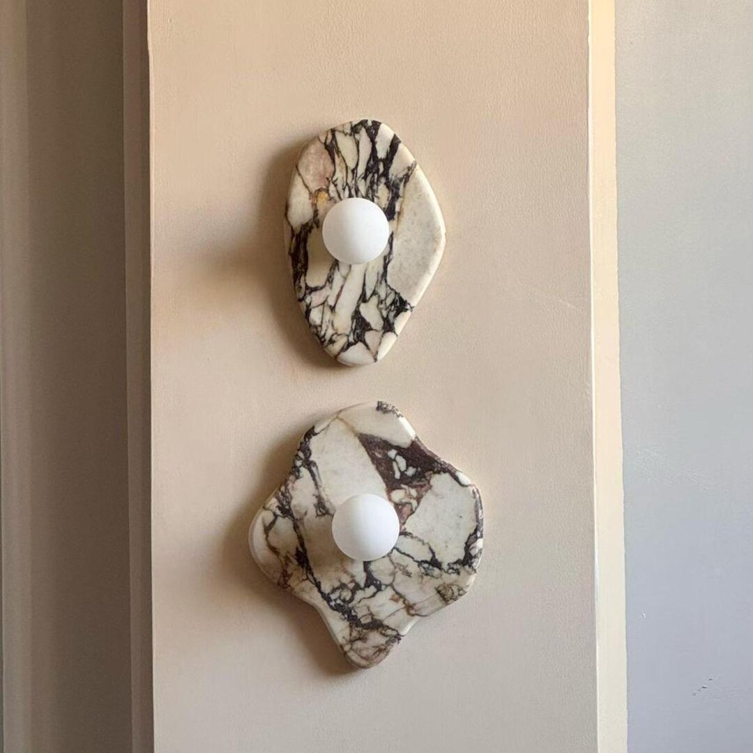 Freeform Onyx Wall Sconce B – Backlit Marble Light, Made to Order - Etsy