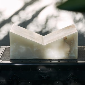 Elegant Green Onyx Marble Bookstands in Two Sizes - Perfect Gift for ...