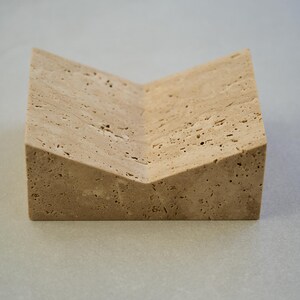Natural Travertine Bookstand, Minimalist Stone Book Holder, Recipe ...