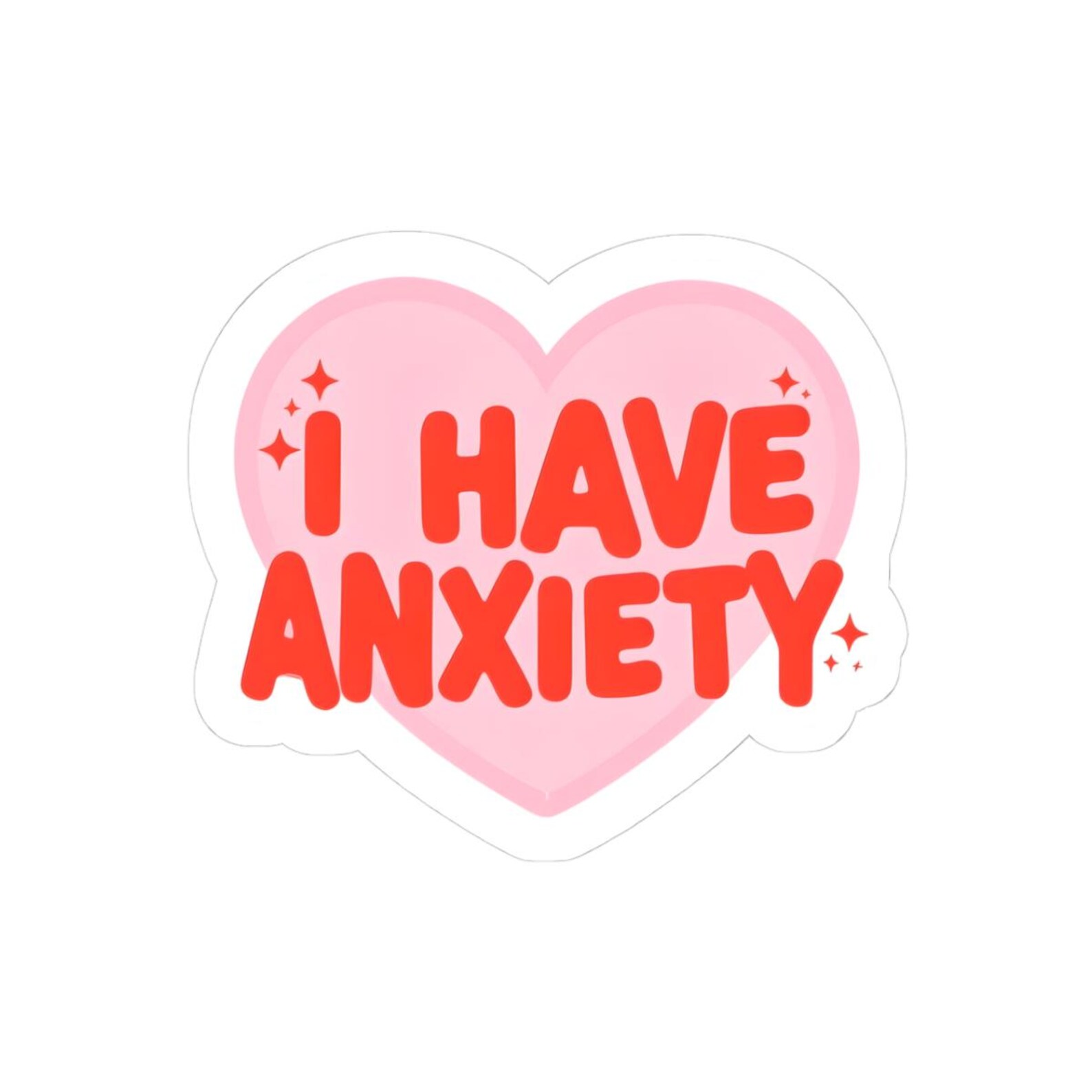 Mental Health Awareness Stickers, Cute Anxiety Stickers for Laptops ...
