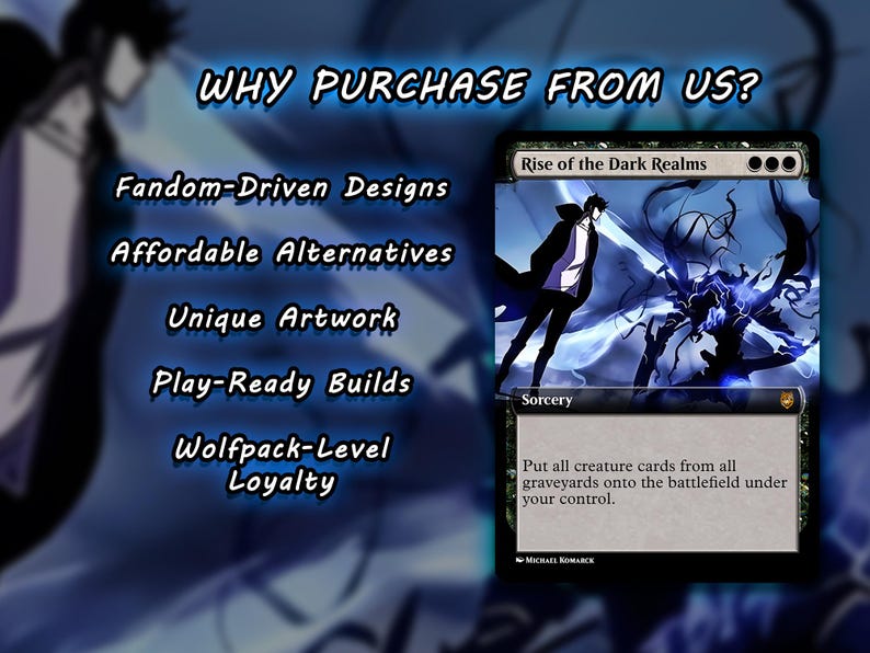 Solo Leveling Zombie Tribal Deck - Etsy