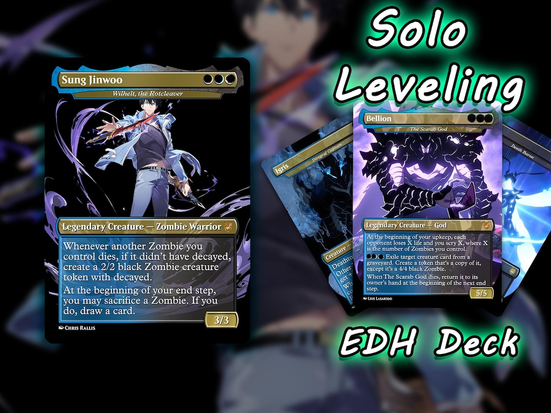 Solo Leveling Zombie Tribal Deck - Etsy