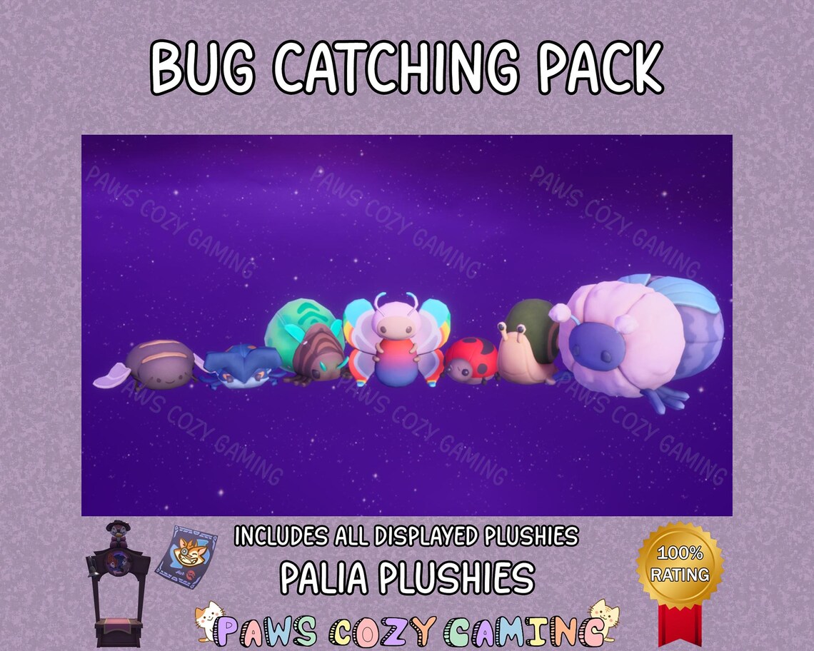 Bug Catching Pack - Bee Plush - Proudhorn Beetle - Lantern Bug ...