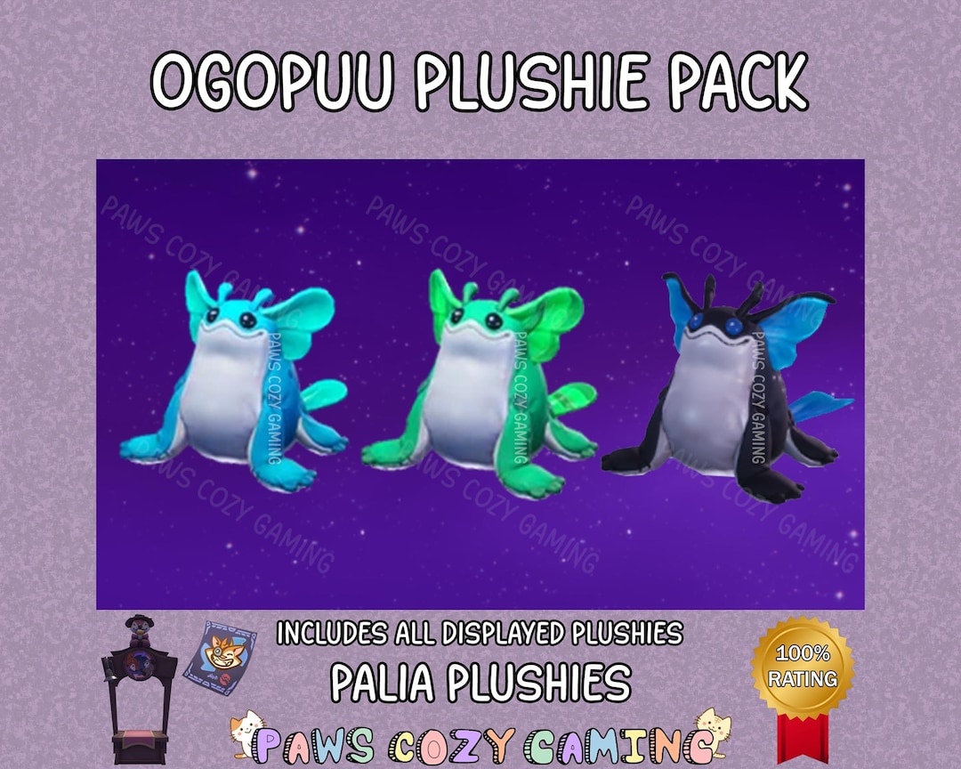 Palia Ogopuu Plushie Pack - Palia Elderwood Plushies - Elderwood Ogopuu ...