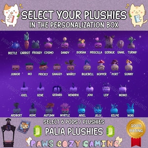 Palia Emerald Tier Plushies - Palia Plushies - Potato Pod - Lil Plush ...