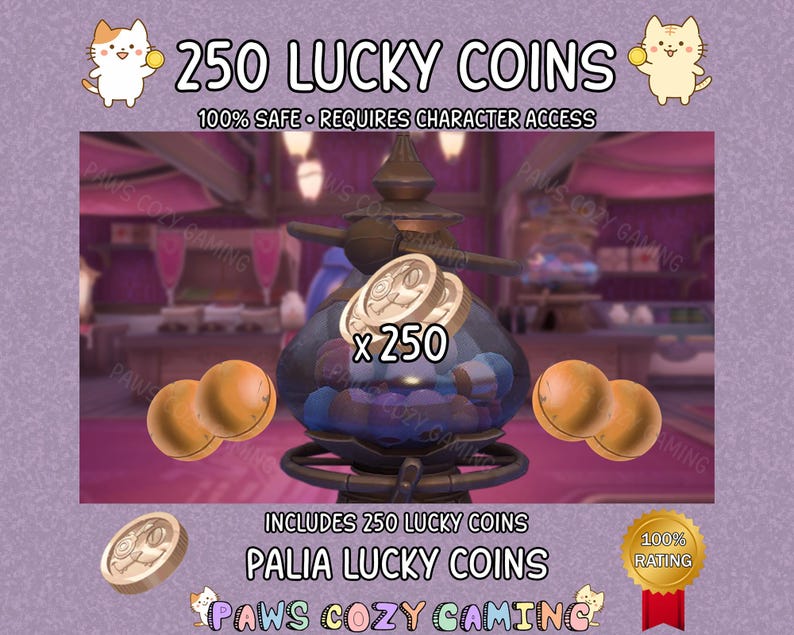 Palia Lucky Coin Medium Pack - 250 Lucky Coins - Palia Zeki's Wondrous ...