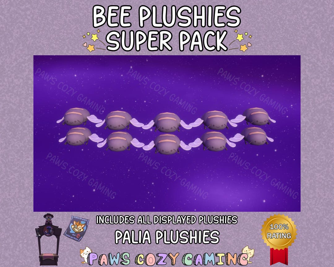 Palia Bee Plushies Super Pack - Honeybunch Plushies 10 Pack - Palia ...