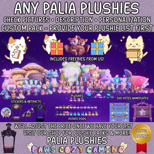 Palia Plushies - Etsy
