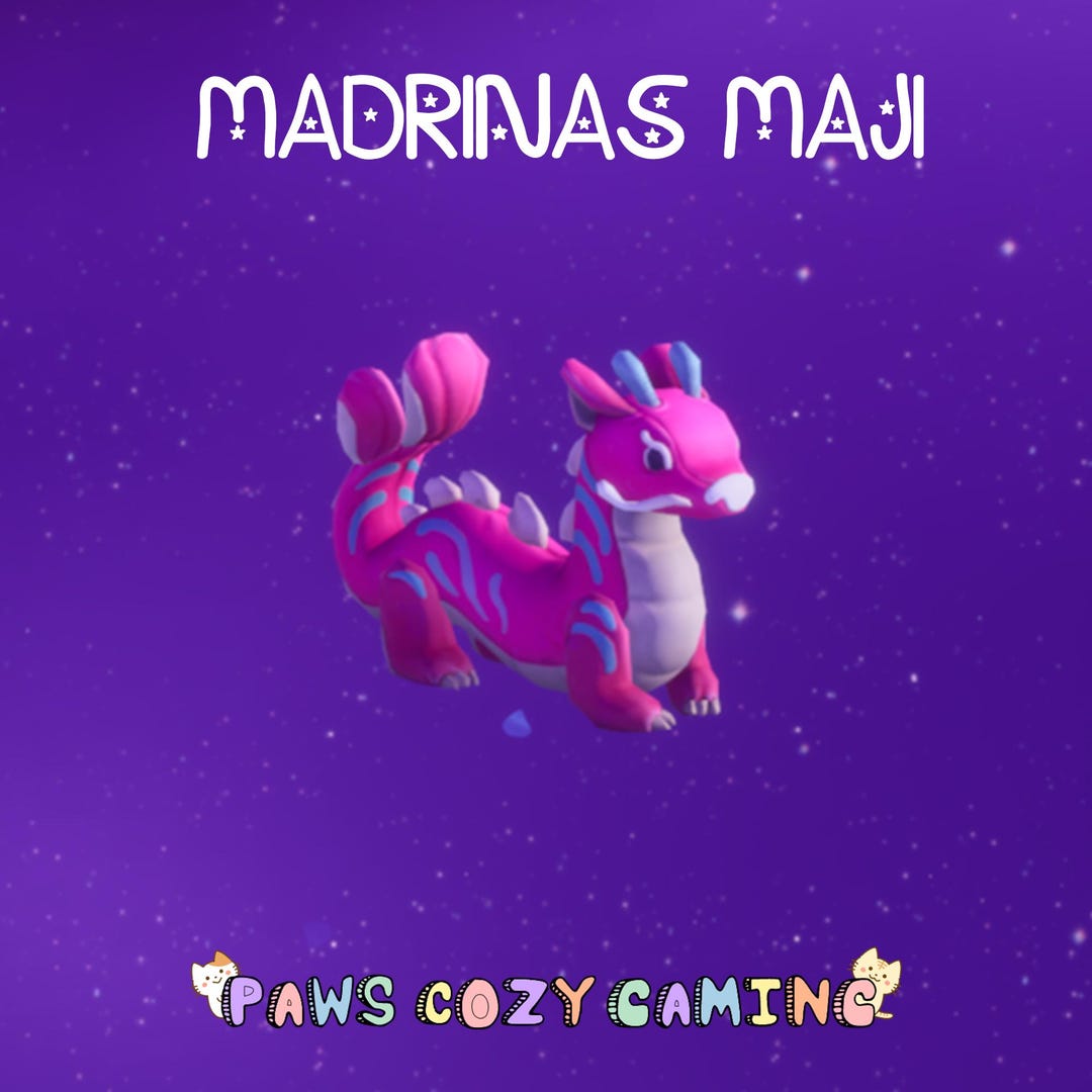 Palia Madrinas Maji Plushies - Pink Maji Dragon - Palia Plushies - Etsy