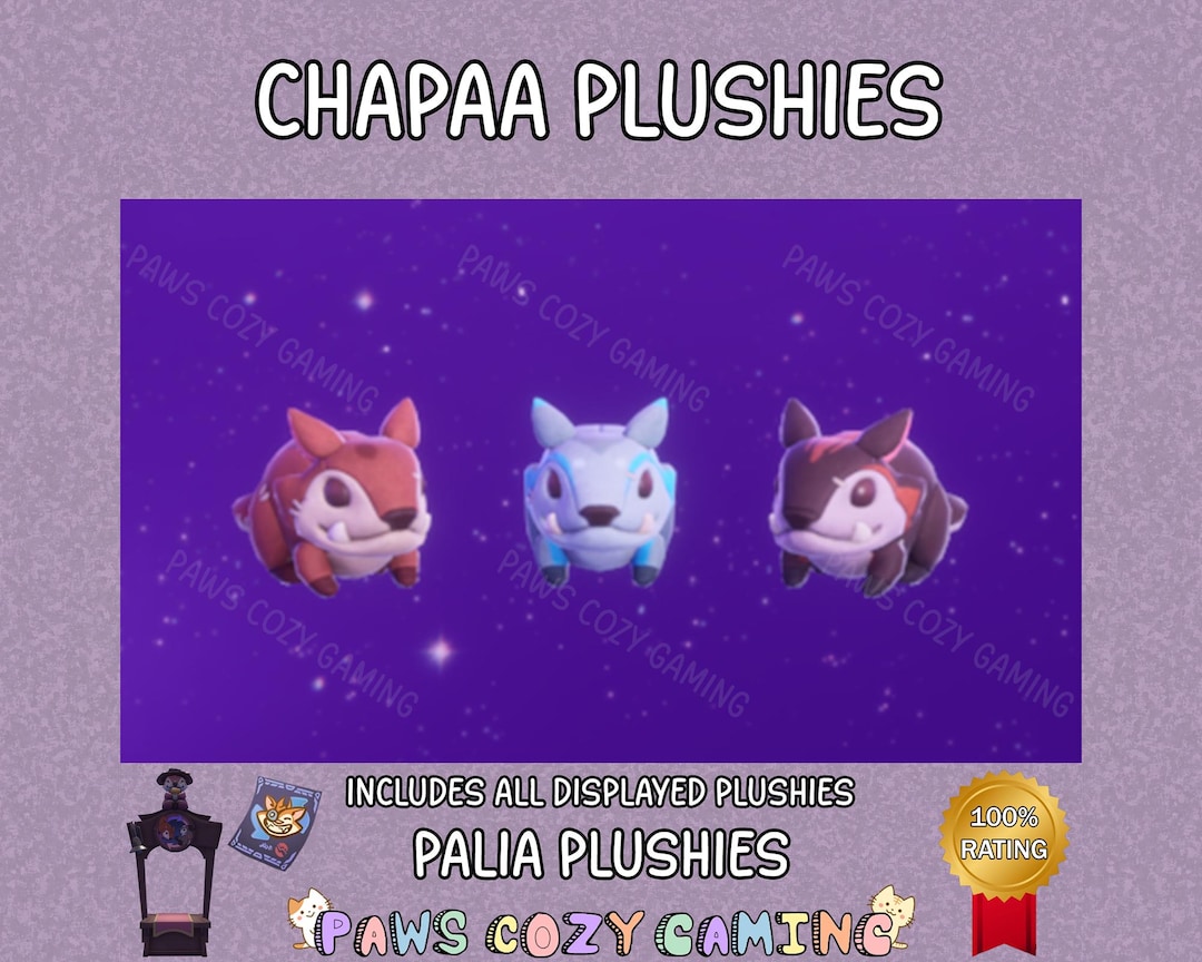 Palia Chapaa Plushies - Mini Chapaa Plushies - Palia Striped Chapaa ...