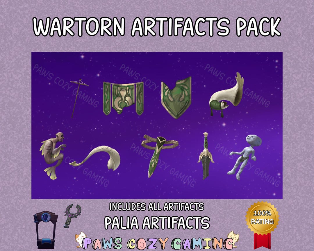 Palia Wartorn Artifacts Pack - Elderwood Wartorn Bundle - Banner ...