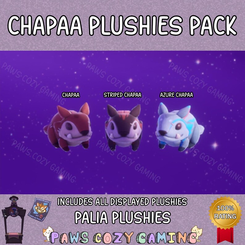 Palia Chapaa Plushies - Mini Chapaa Plushies - Palia Striped Chapaa ...