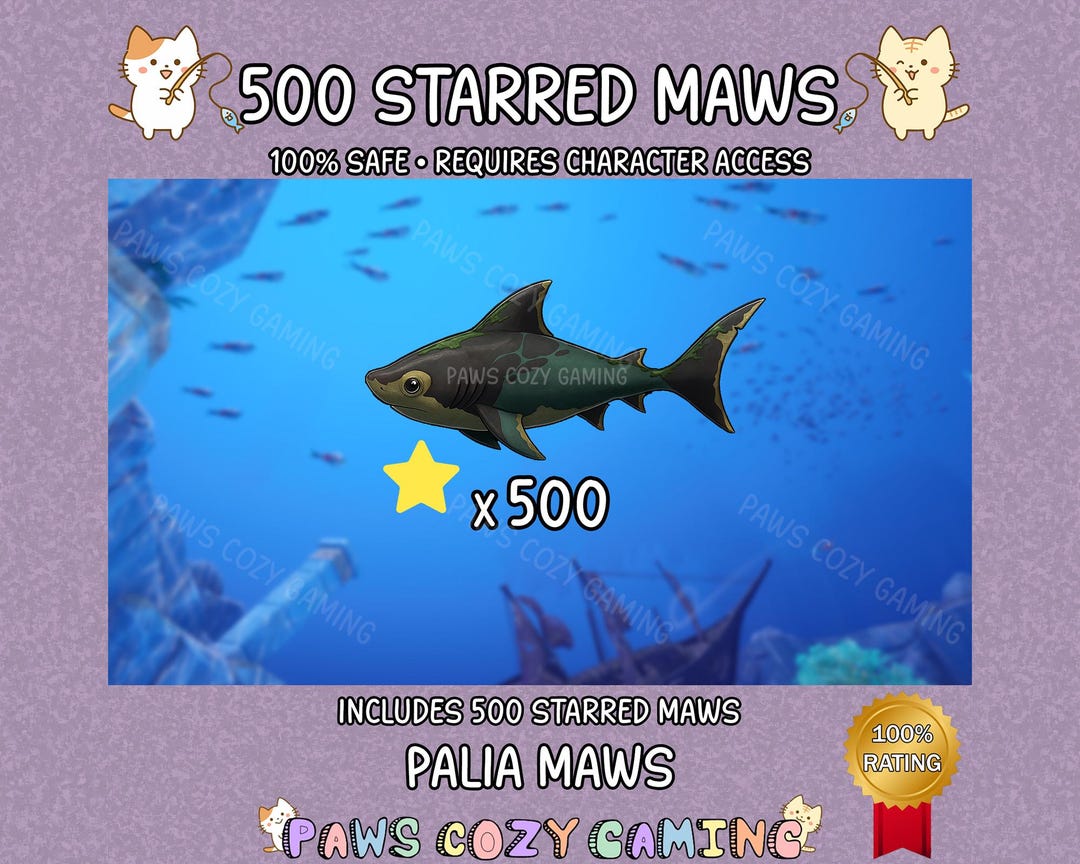 Palia Starred Maws Large Pack - 500 Star Maws for Cooking - Palia ...