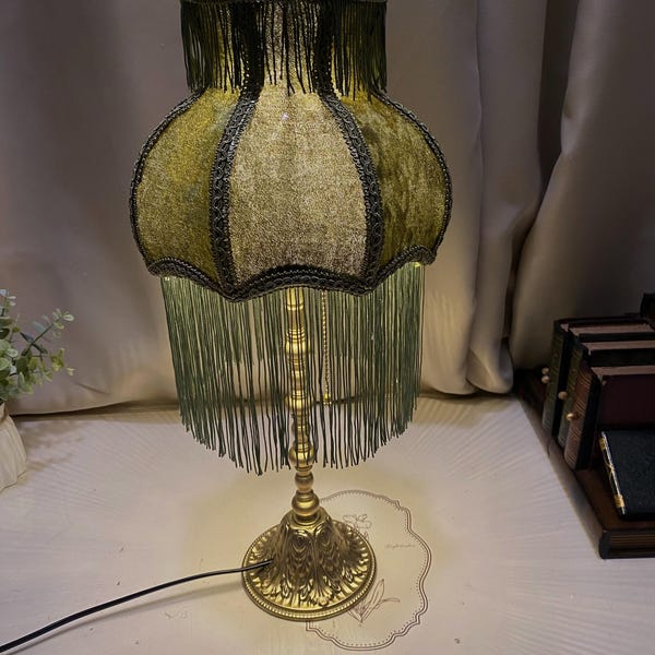 Fringe Style Lamp - Etsy UK