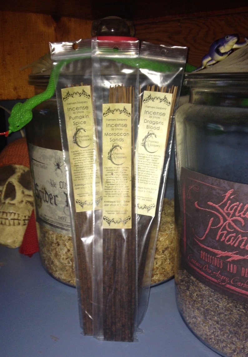Vamp Incense - 20 Sticks - Hand Dipped, Strongly Soaked - Dark ...