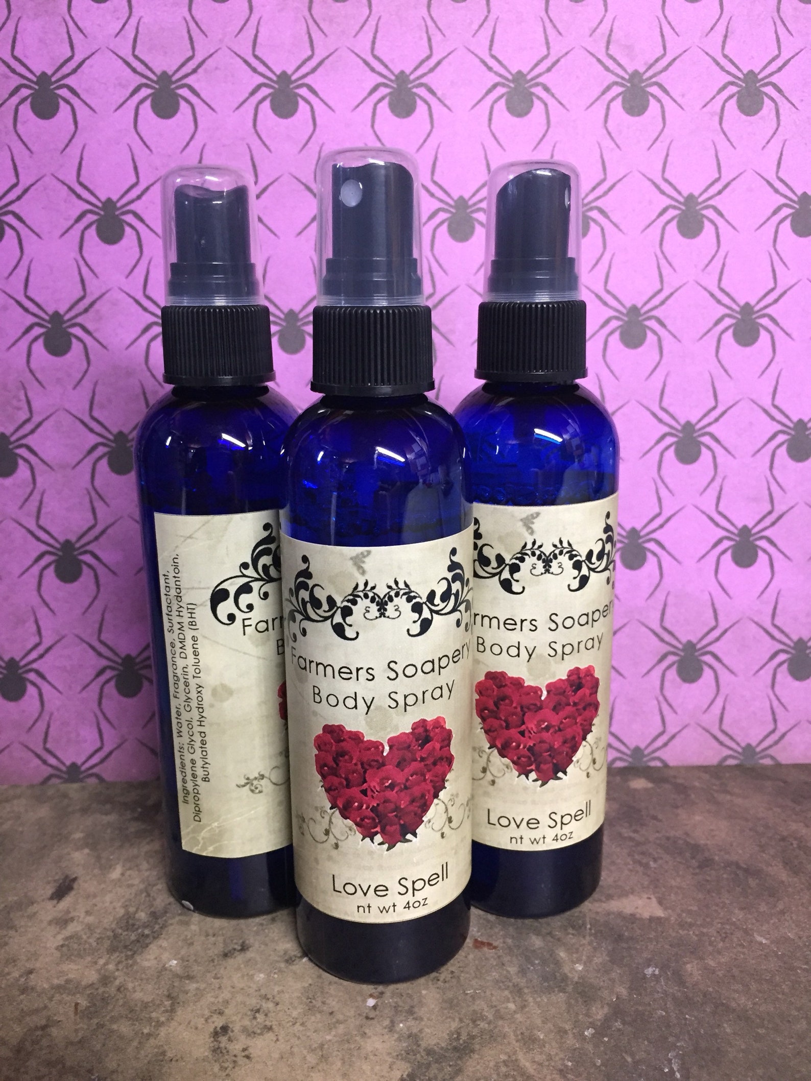 Love Spell Scented 4oz Body Spray Sweet & Fruity Spray Body - Etsy
