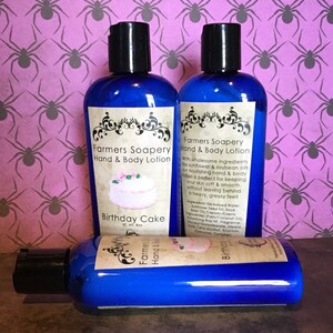 Birthday Cake Hand & Body Lotion 4oz Moisturizing Scented Vanilla ...