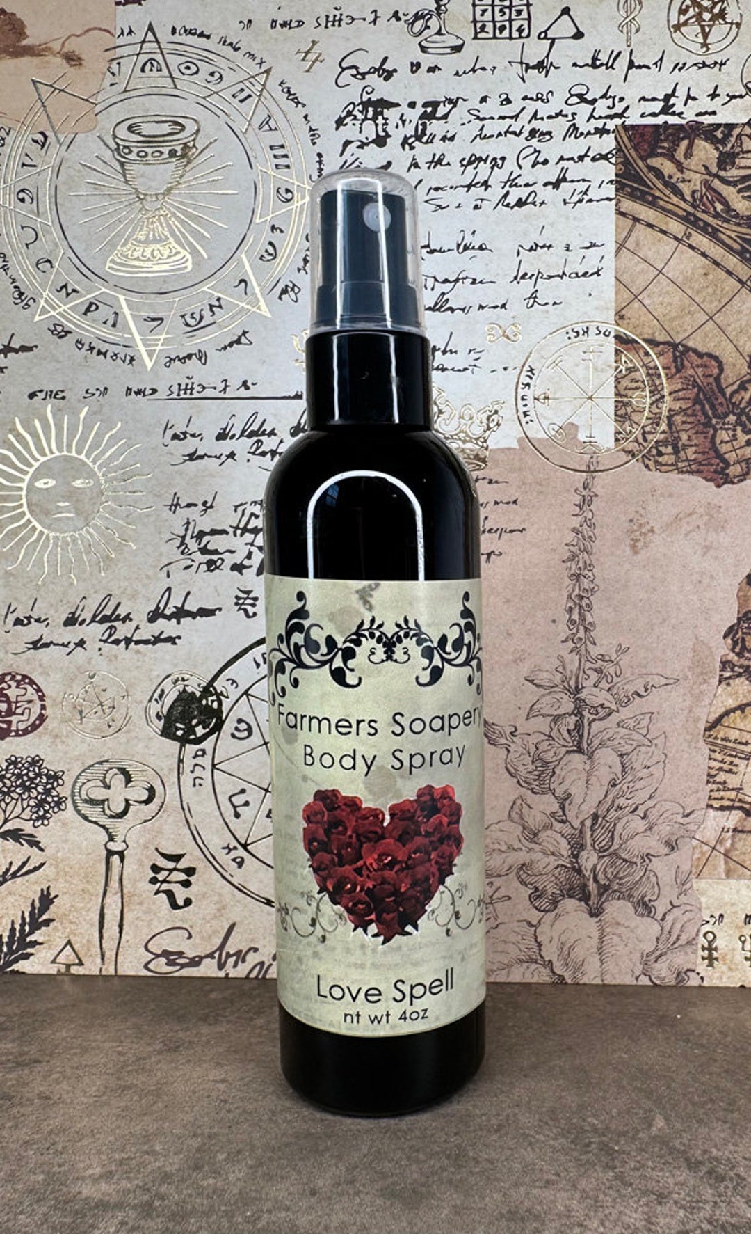 Love Spell Scented 4oz Body Spray Sweet & Fruity Spray Body Spritz ...