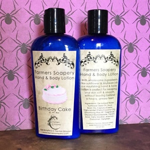 Birthday Cake Hand & Body Lotion 4oz Moisturizing Scented Vanilla ...