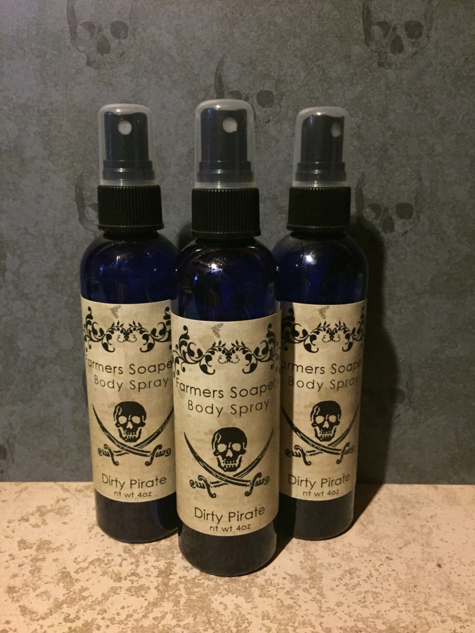 Dirty Pirate Scented 4oz Body Spray Bay Rum Body Spritz - Etsy
