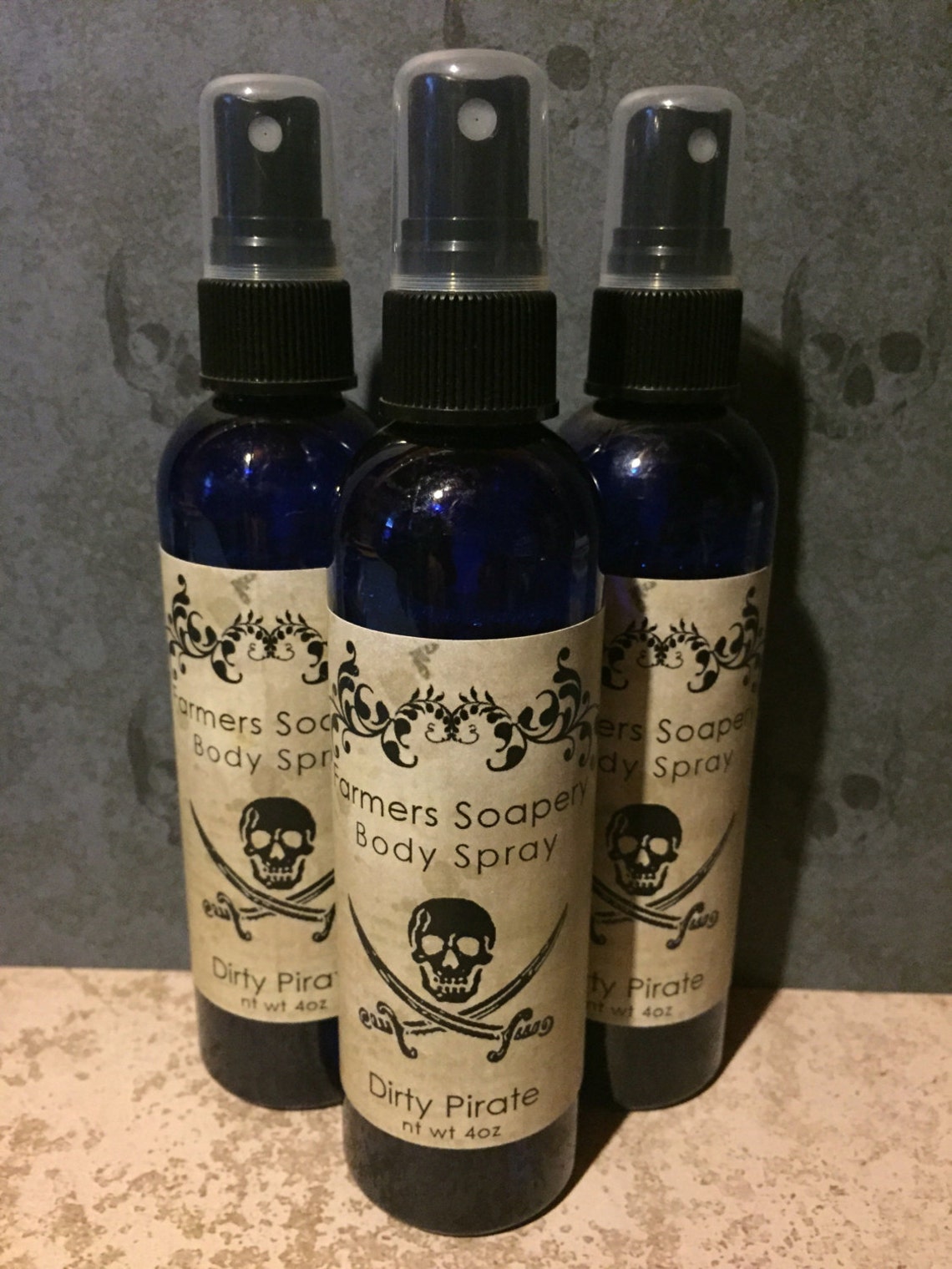 Dirty Pirate Scented 4oz Body Spray Bay Rum Body Spritz - Etsy