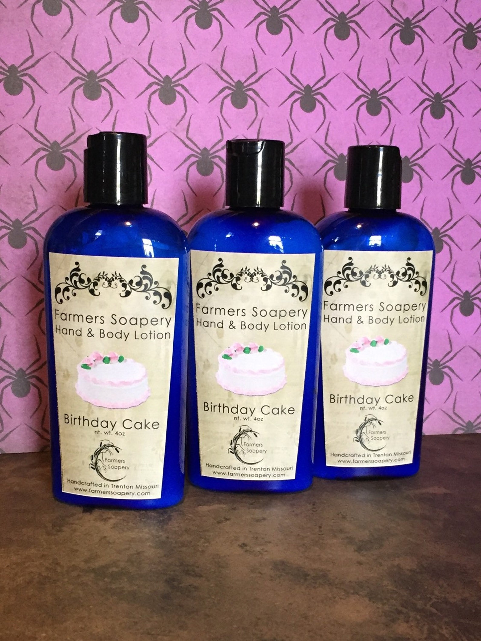 Birthday Cake Hand & Body Lotion 4oz Moisturizing Scented Vanilla ...