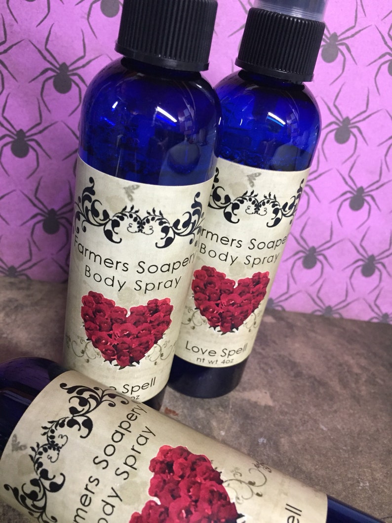 Love Spell Scented 4oz Body Spray Sweet & Fruity Spray Body - Etsy