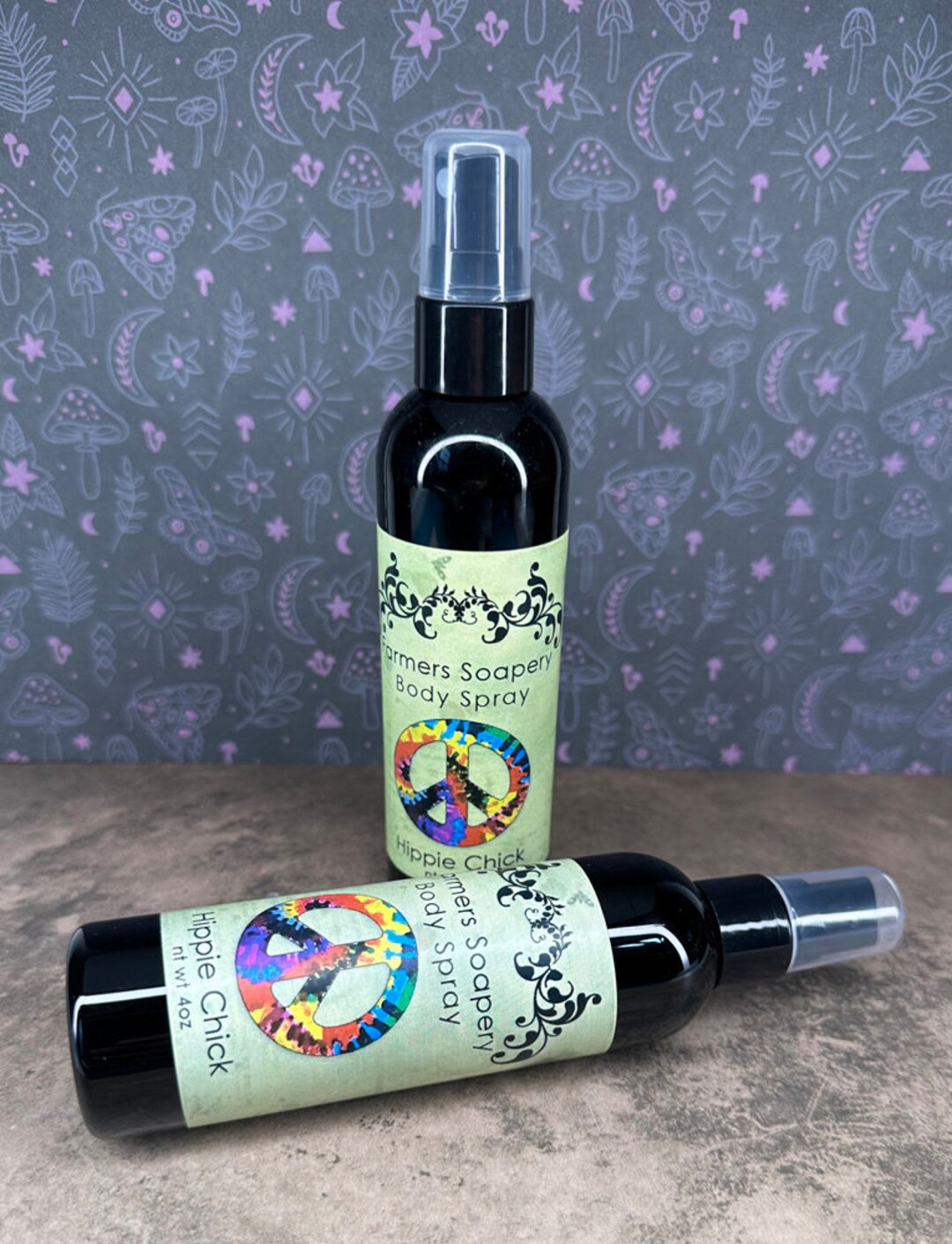 Hippie Chick Scented 4oz Body Spray Lavender Patchouli Body Spritz ...