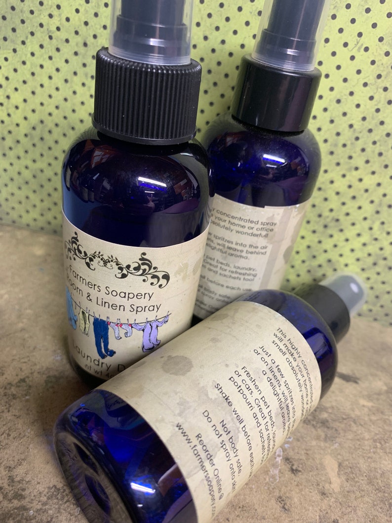 Laundry Day Room & Linen Spray 4oz Bottle Sun Dried Linens | Etsy