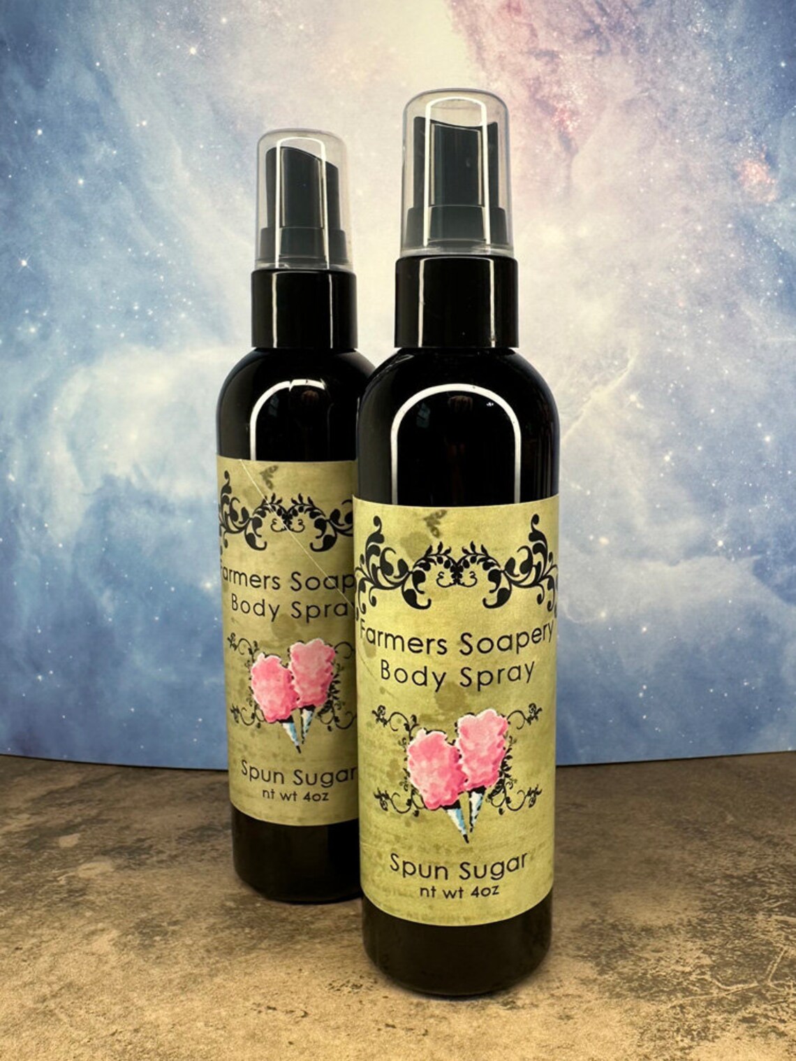 Spun Sugar Scented 4oz Body Spray - Cotton Candy Body Spritz Fragrance ...