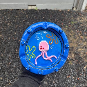 Spongebob Ash Tray, Trinket Dish, Spongebob Gift, Ash Tray, Spongebob ...