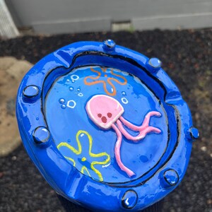 Spongebob Ash Tray, Trinket Dish, Spongebob Gift, Ash Tray, Spongebob ...