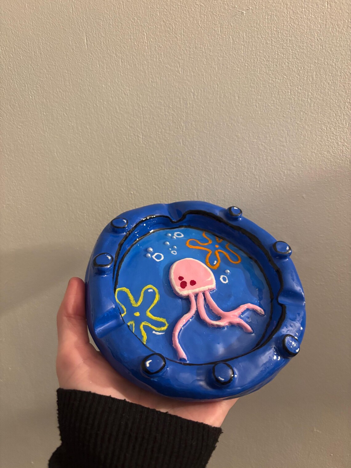 Spongebob Ash Tray, Trinket Dish, Spongebob Gift, Ash Tray, Spongebob ...