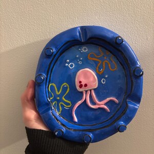 Spongebob Ash Tray, Trinket Dish, Spongebob Gift, Ash Tray, Spongebob ...