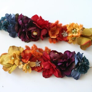 Autumn Rainbow Toddler Child Adult Tieback Fall Halo Fall Flower Crown ...