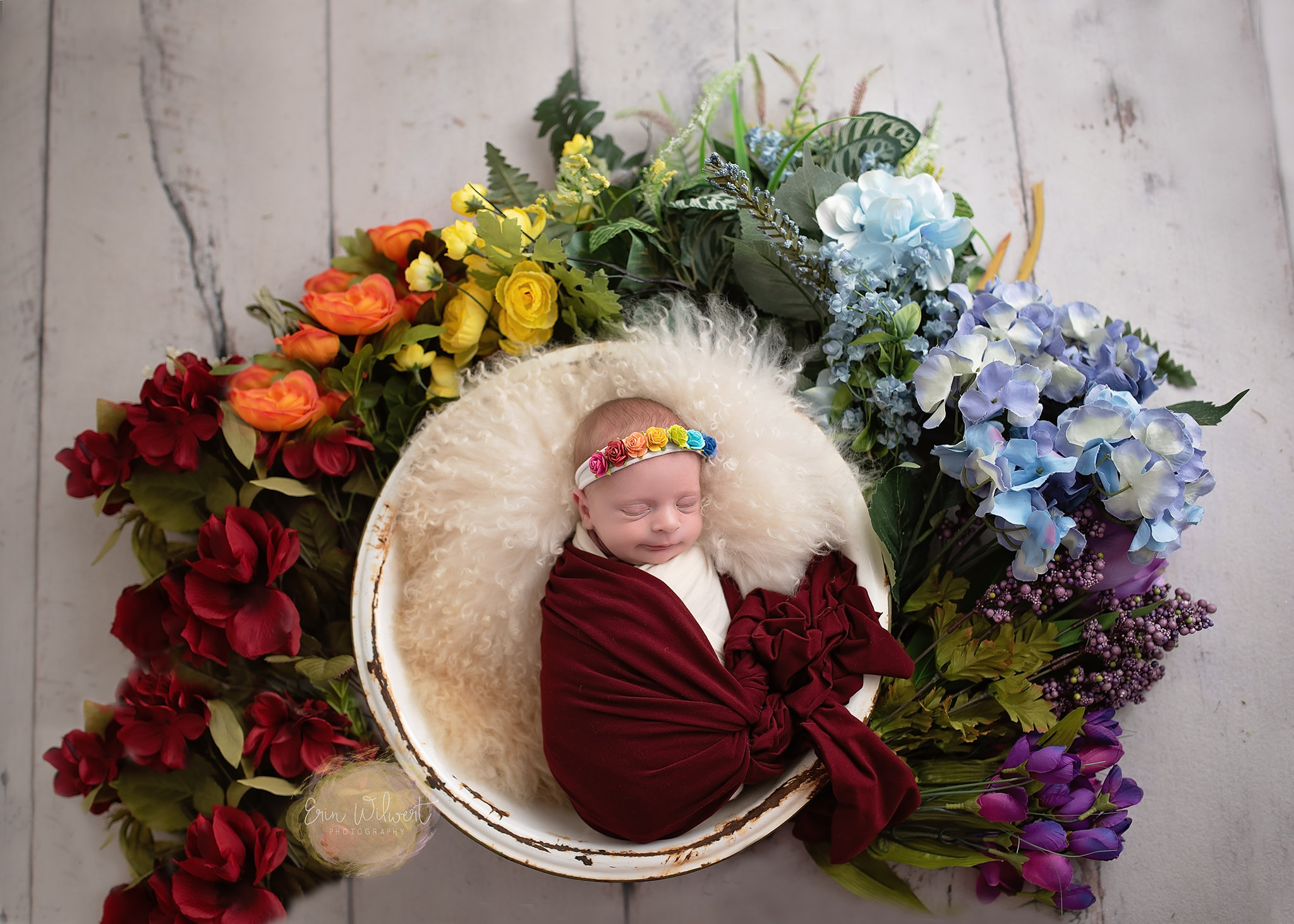 Primary Rainbow Baby Rose Dainty Delicate Newborn Organic - Etsy