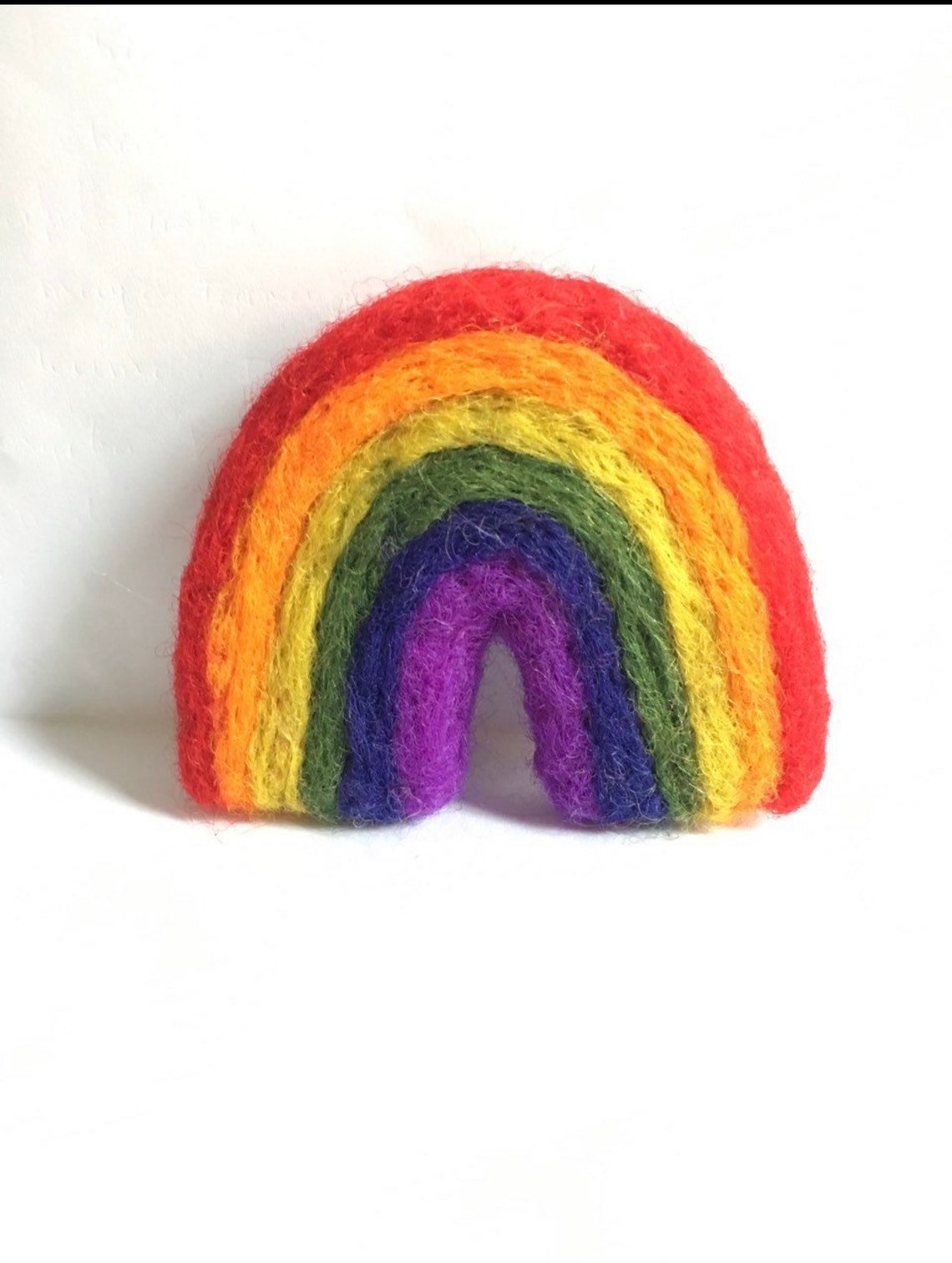 Needle Felted Rainbow Baby Newborn Photography Prop Felt - Etsy