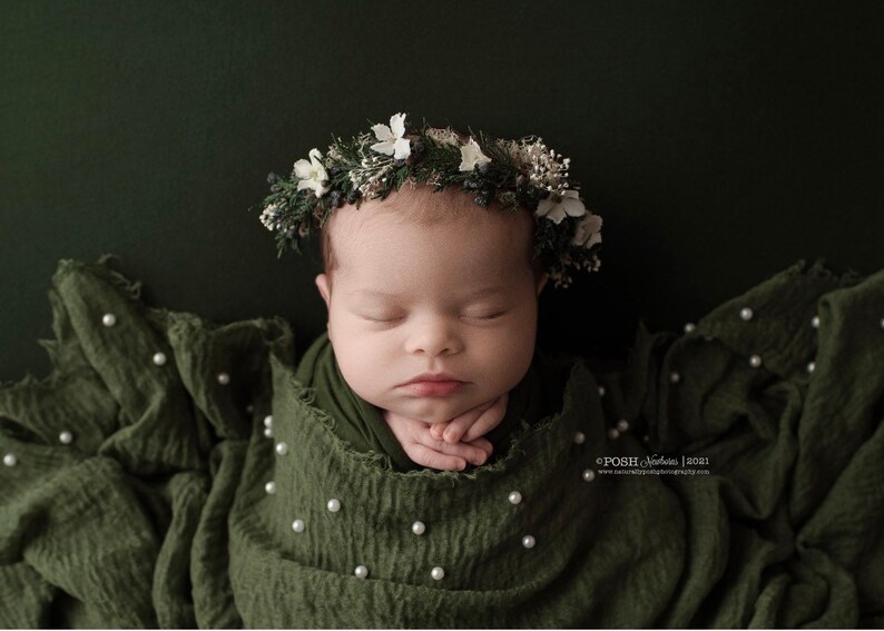 Juniper Newborn Juniper Berries Christmas Organic Flower Crown | Etsy