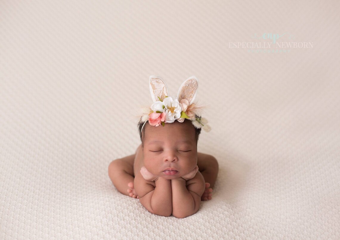 Some Bunny to Love Easter Spring Bunny Rabbit Flower Crown - Etsy