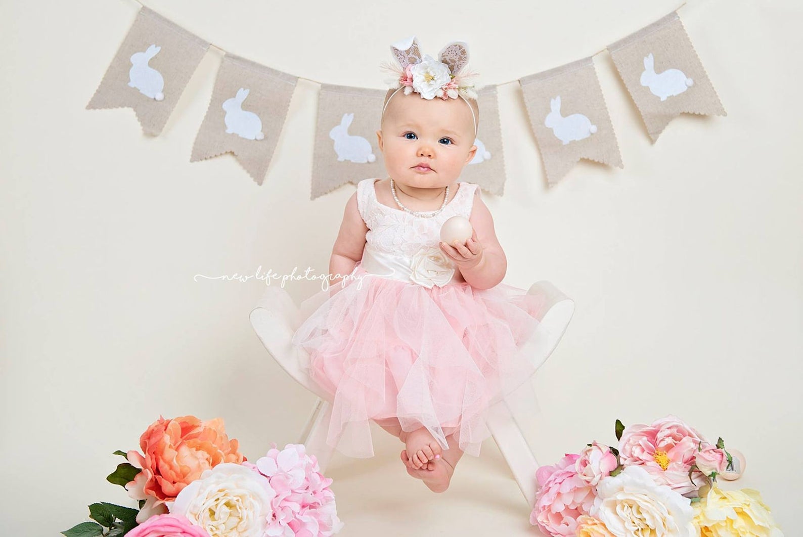 Some Bunny to Love Easter Spring Bunny Rabbit Flower Crown - Etsy
