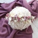 Laurine Lavender Blue Mauve and Vintage Blush Pink Satin Rose Dainty ...